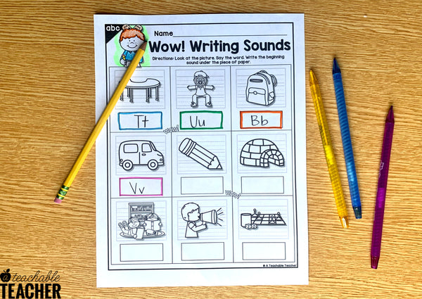 Back to School Phonics Bundle- NO PREP – A Teachable Teacher