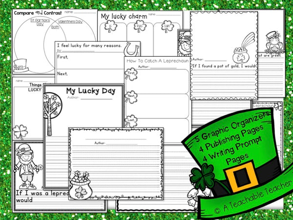 St. Patrick's Day Writing Activities – A Teachable Teacher