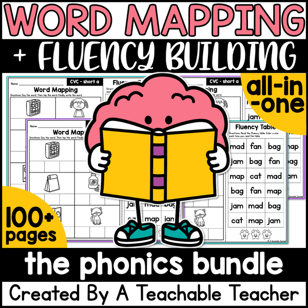 Word Mapping Worksheets - Phonics Bundle – A Teachable Teacher
