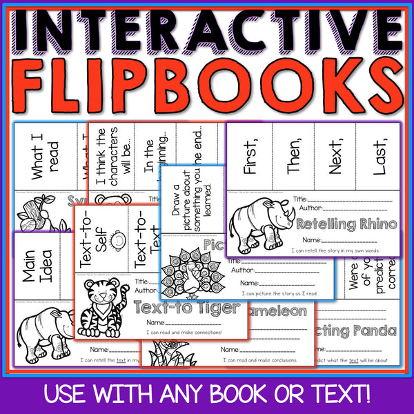 Reading Comprehension Strategies - Animal Style – A Teachable Teacher