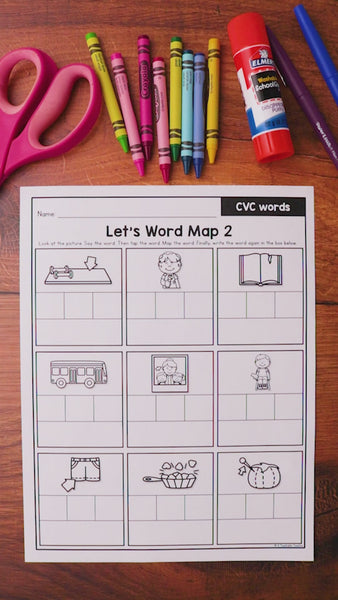 CVC Words Phonics Worksheets - The Science of Reading – A Teachable Teacher