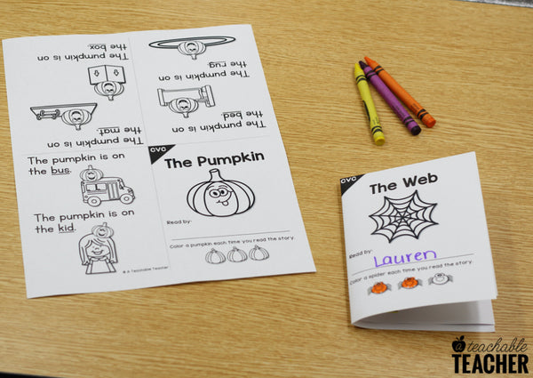 Halloween CVC Words Activities- NO PREP Phonics Worksheets – A ...