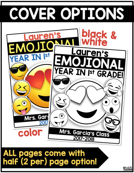 Editable Memory Book - Emoji Theme – A Teachable Teacher