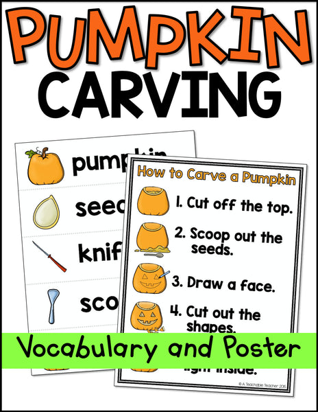 Pumpkin Carving Printables and Activities – A Teachable Teacher