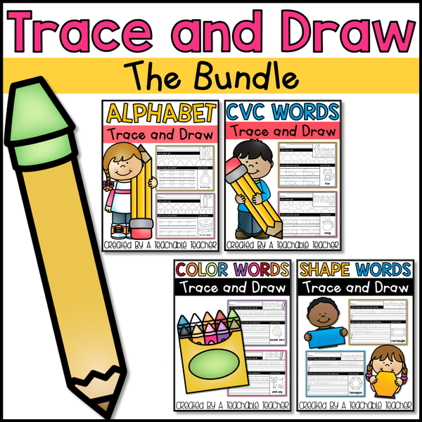 Trace and Draw- The BUNDLE – A Teachable Teacher