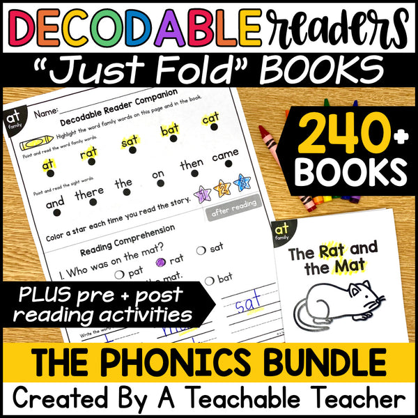 Decodable Readers *SUPER BUNDLE* – A Teachable Teacher